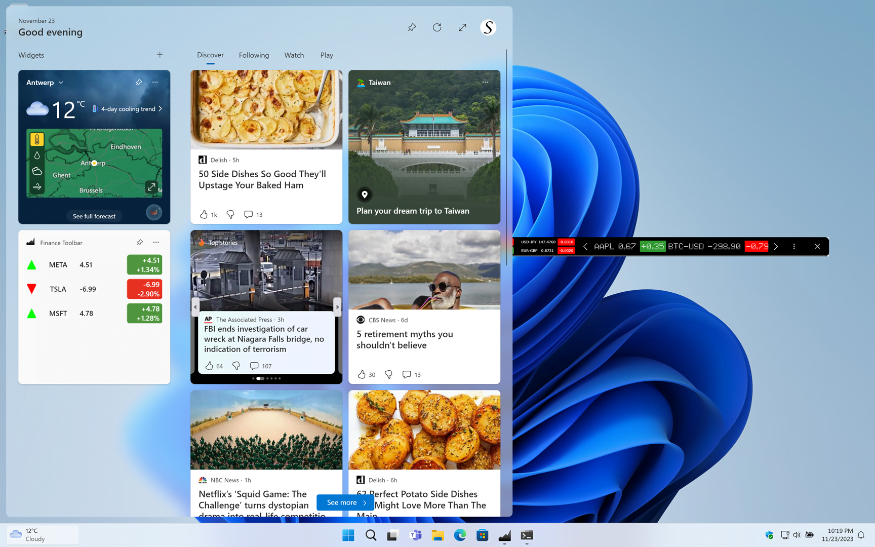 Finance Toolbar Windows 11 Widgets: A Seamless Financialist