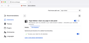 Build #1 Powerful Web Browser Side Panel Browser Extension