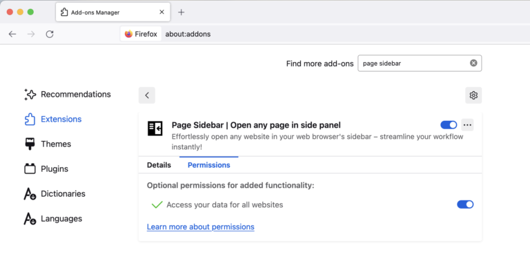Build #1 Powerful Web Browser Side Panel Browser Extension