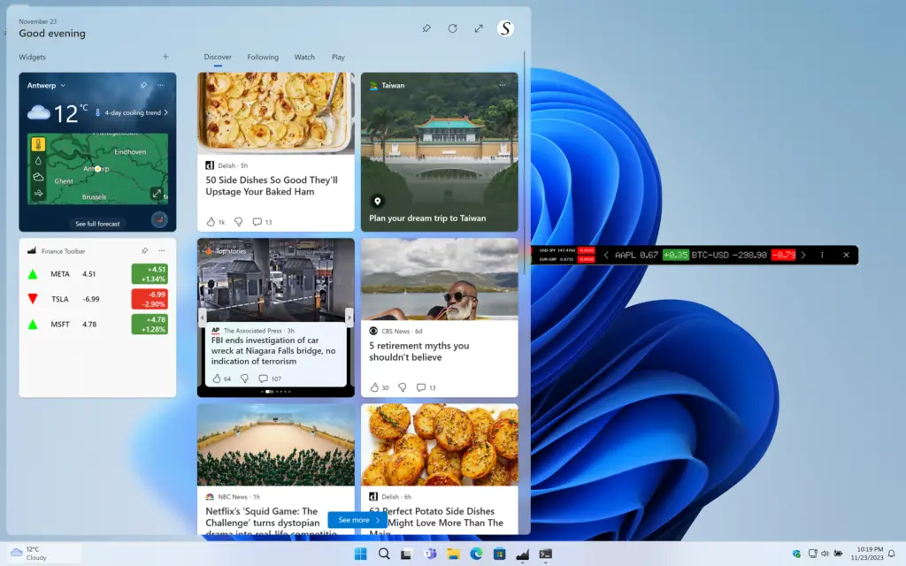 Finance Toolbar Windows 11 Widgets: A Seamless Financialist