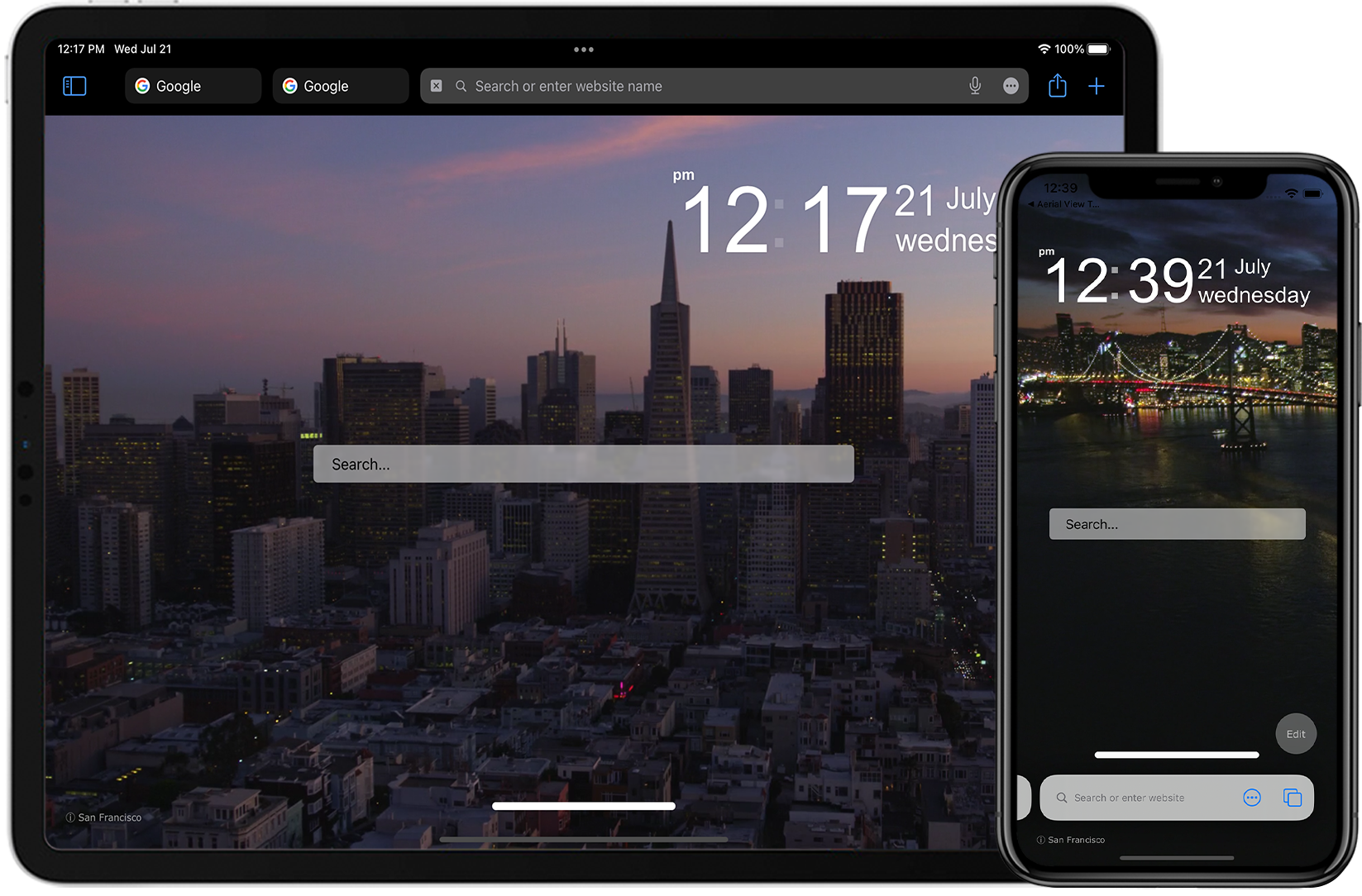 Aerial View Tab Safari Extension on iOS 15