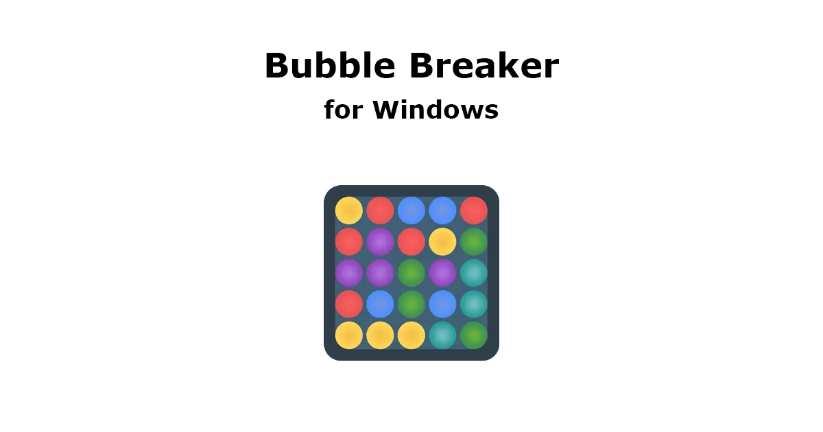 Bubble Breaker Puzzle Game - Fun and FREE