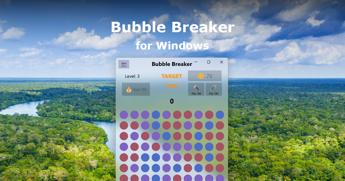 Bubble Breaker for Windows - Puzzle Game