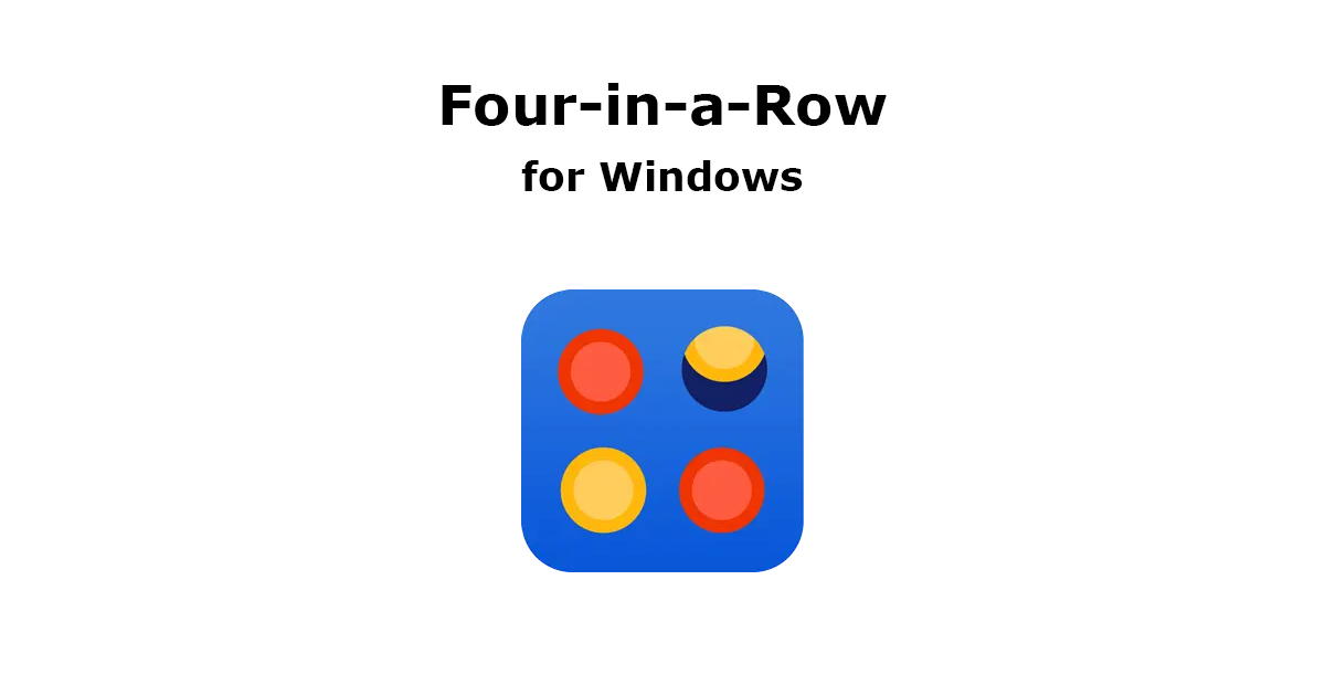 Four-in-a-Row Widget - Take a break and play - FREE Widget