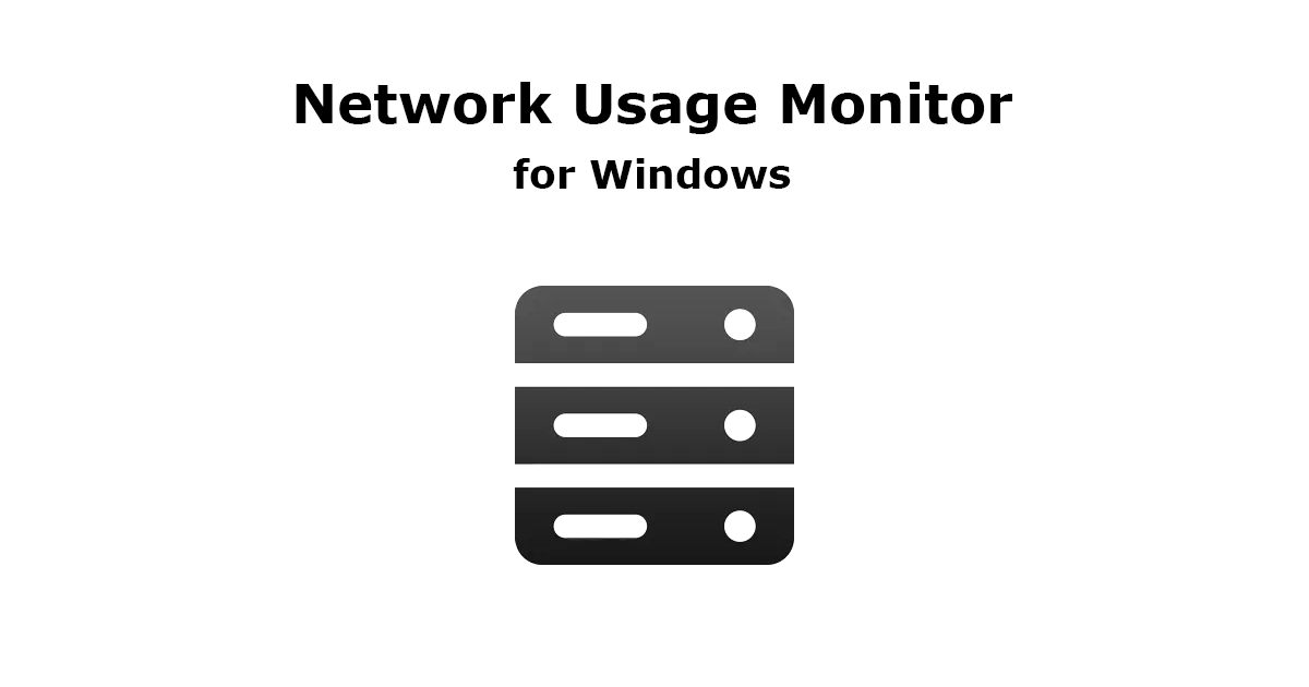 Network Usage Monitor Widget - Measure Download & Upload
