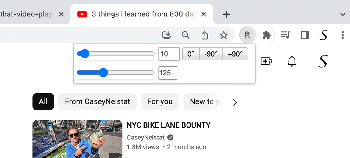 Rotate That Video Player Browser Extension Rotate Video