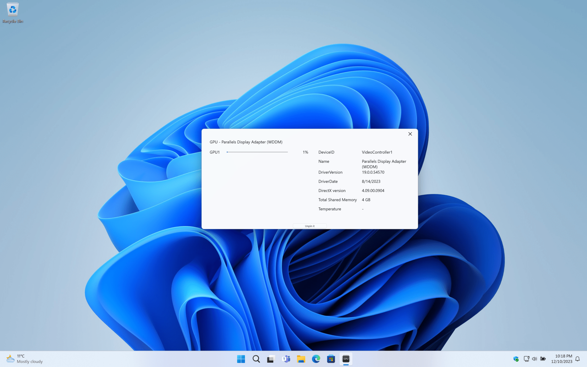 Get GPU Windows 11 Widget in 3 easy steps?